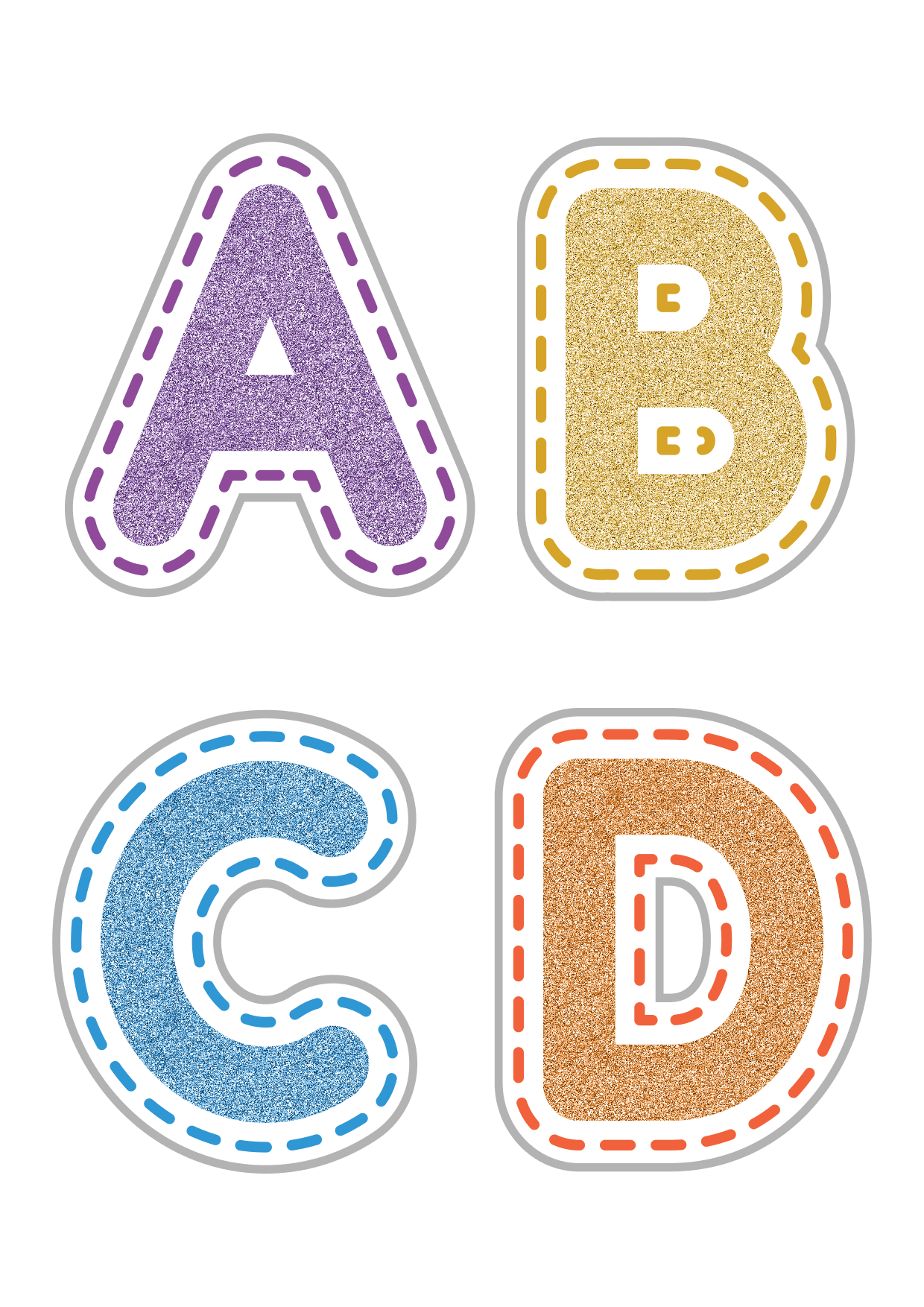 Letras Decoradas / Colored Letters